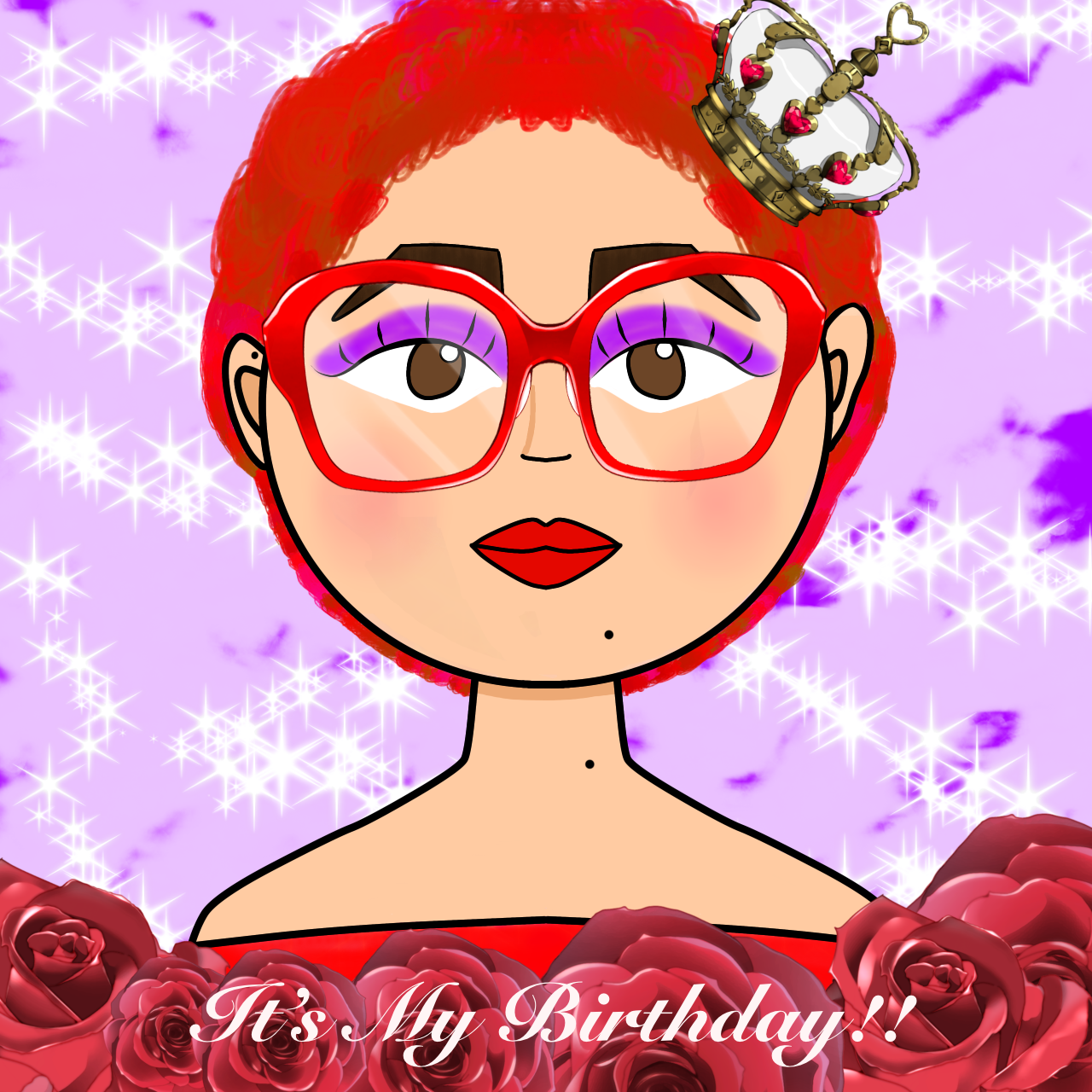 Birthday Queen Skylar - ibisPaint