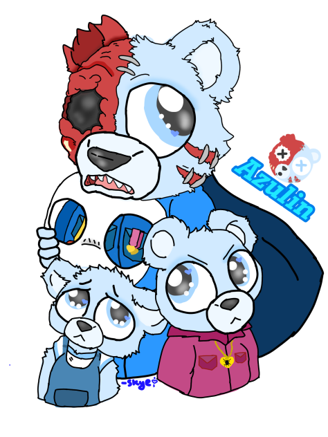 Azulin Life Stages (Unicorn Wars) - ibisPaint