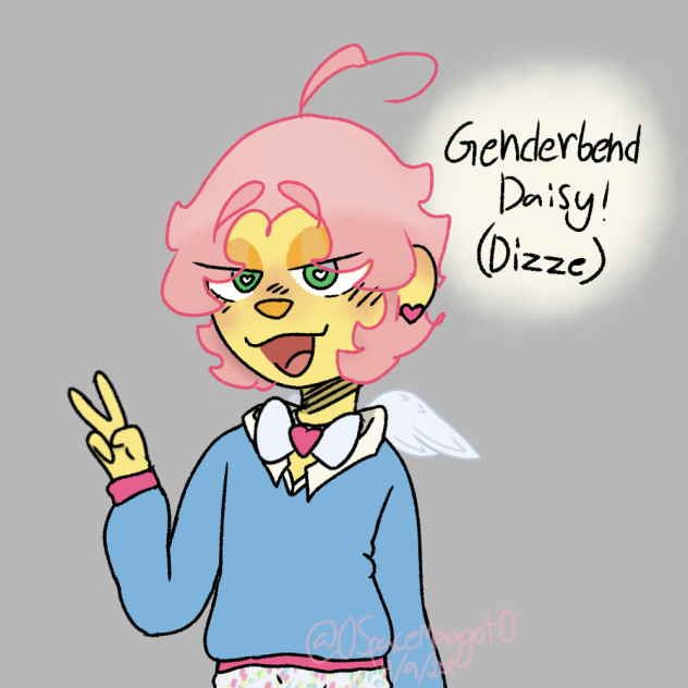 Genderbend Daisy! - ibisPaint
