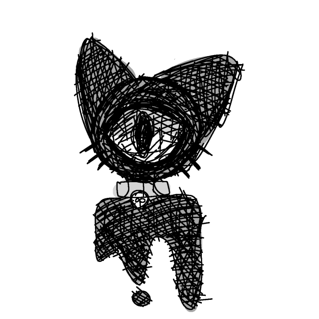 ghost cat - ibisPaint