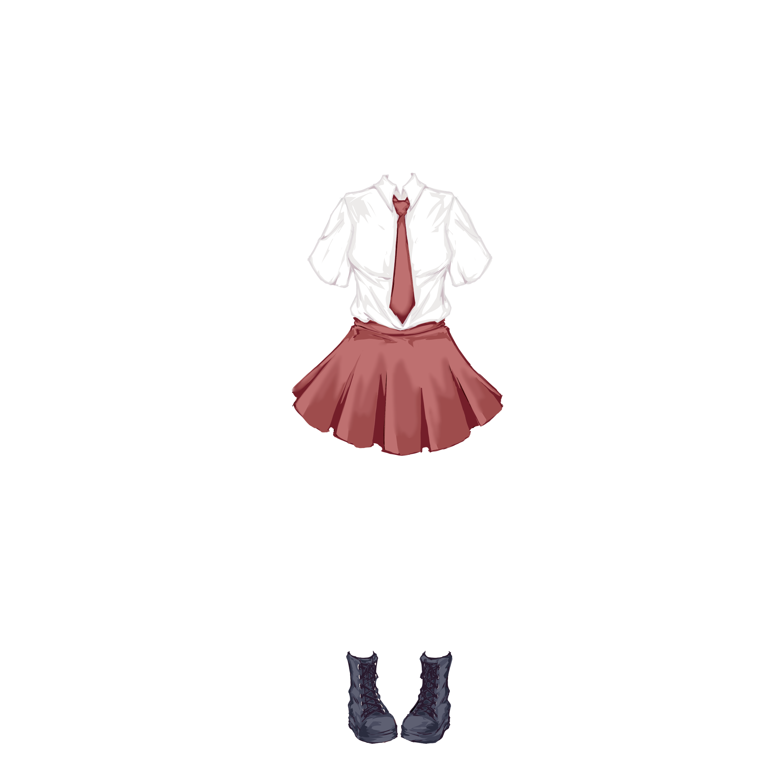 School Uniform female 4 - ibisPaint