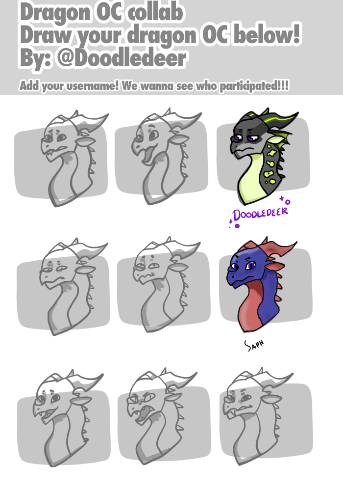 Dragon Collab - ibisPaint