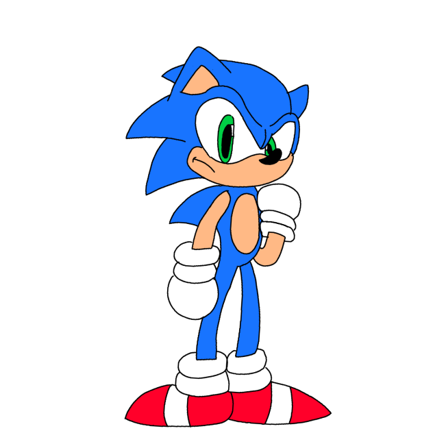 sonic the hedgehog - ibisPaint