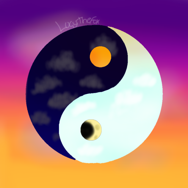 Speed paint yin y yang - ibisPaint