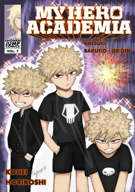 Mha Katsuki Bakugo manga vol 7 redraw - ibisPaint