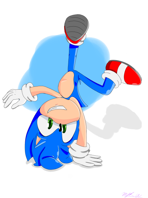 Practice #1-Sonic - ibisPaint