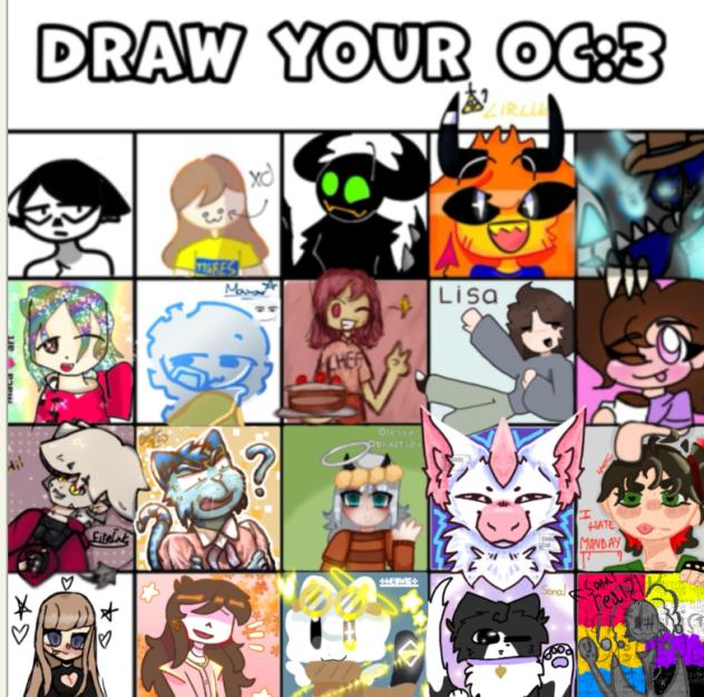 MY PART OF THE COLLAB (BOTTOM RIGHT→) - ibisPaint