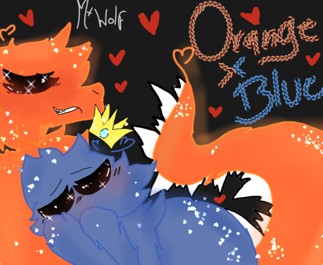 10 orange x blue - ibisPaint