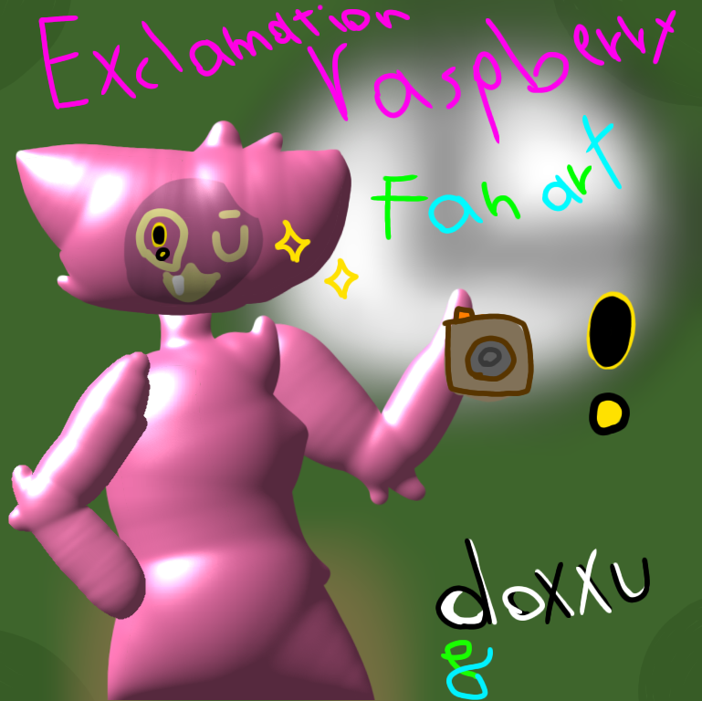 Fan art de Exclamation Raspberry - ibisPaint