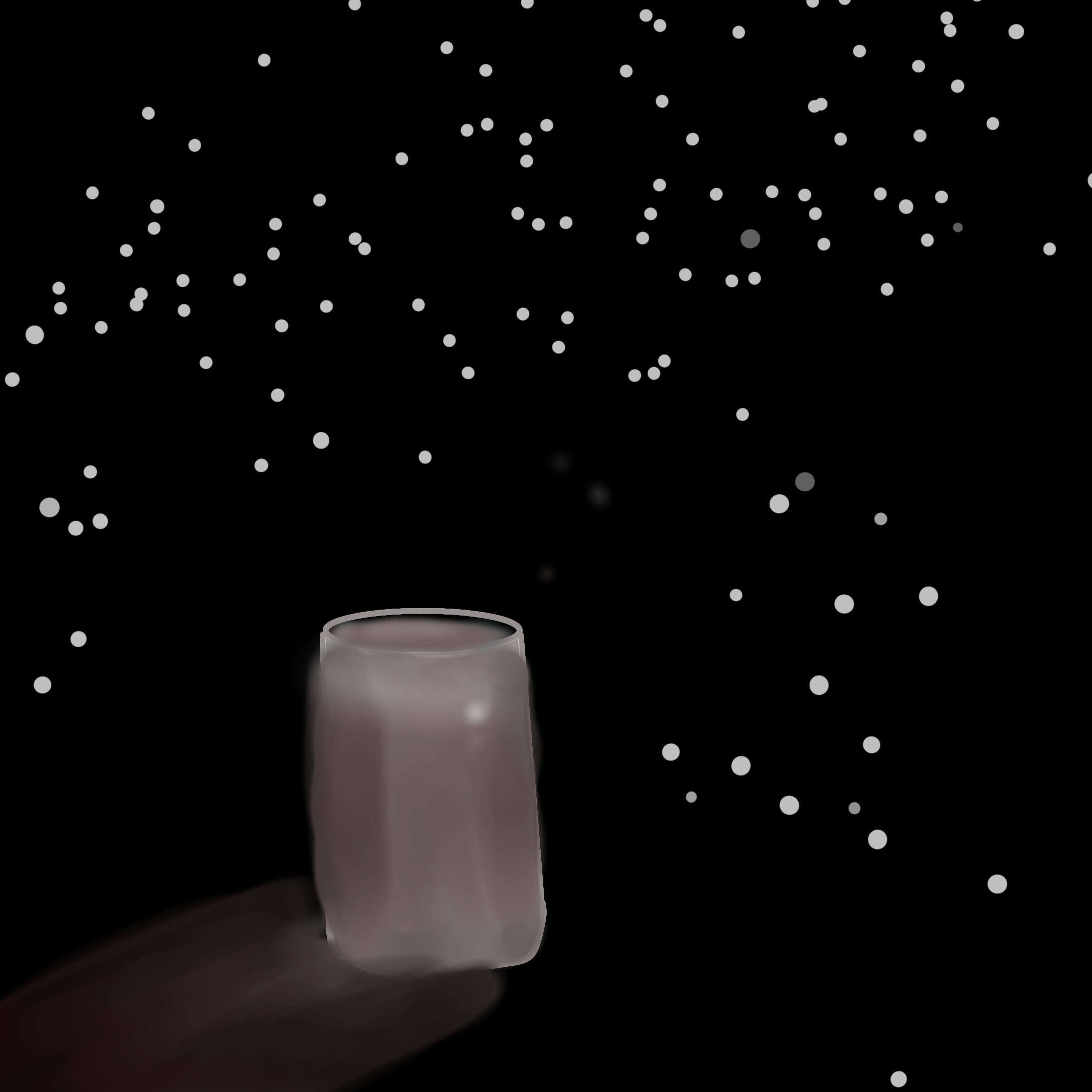 Chocolate milk realism attempt - ibisPaint