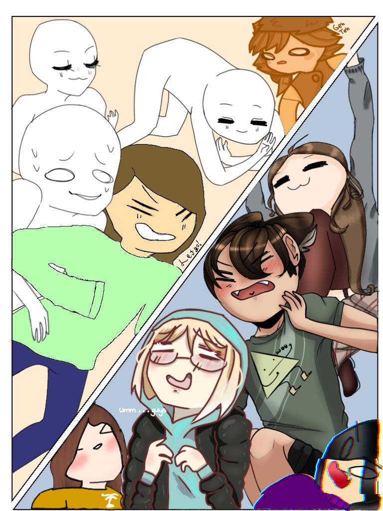 Hot and cold collab - ibisPaint