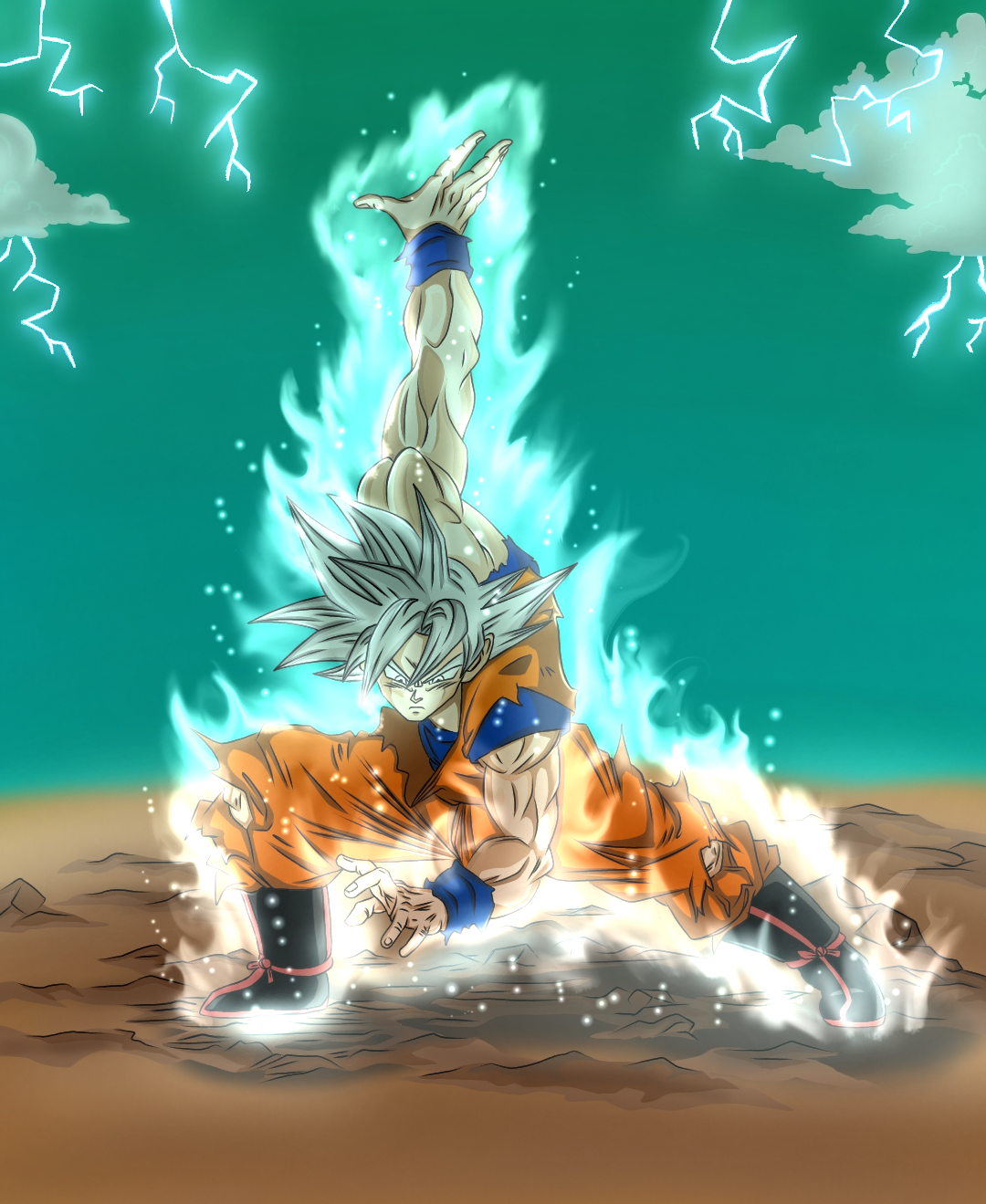 Goku PUI (effect) - ibisPaint