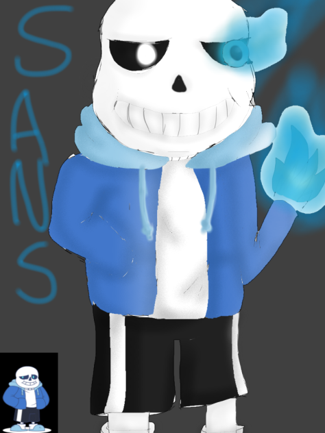 Speed art- Sans Undertale - ibisPaint
