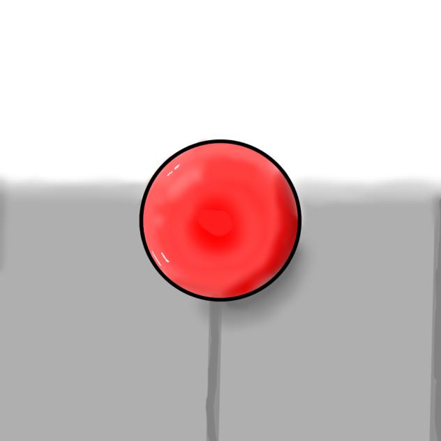 dodgeball that was left on the sidewalk - ibisPaint