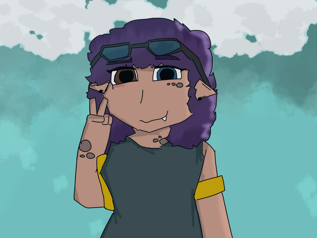 ‘Beach day with Blair!’ - ibisPaint