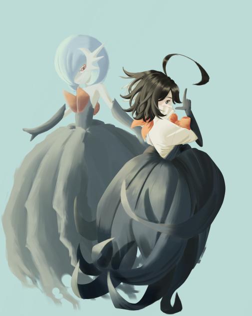 OC with Shiny Mega Gardevoir - ibisPaint