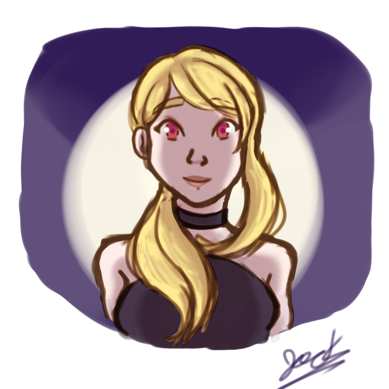 Chica elegante pa La Luna - ibisPaint