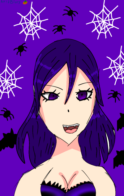 purple vampire - ibisPaint