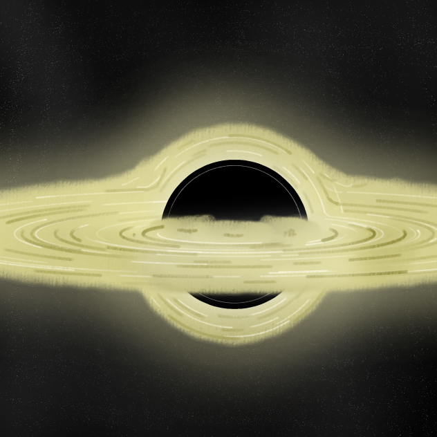 Yellow Black Hole - ibisPaint