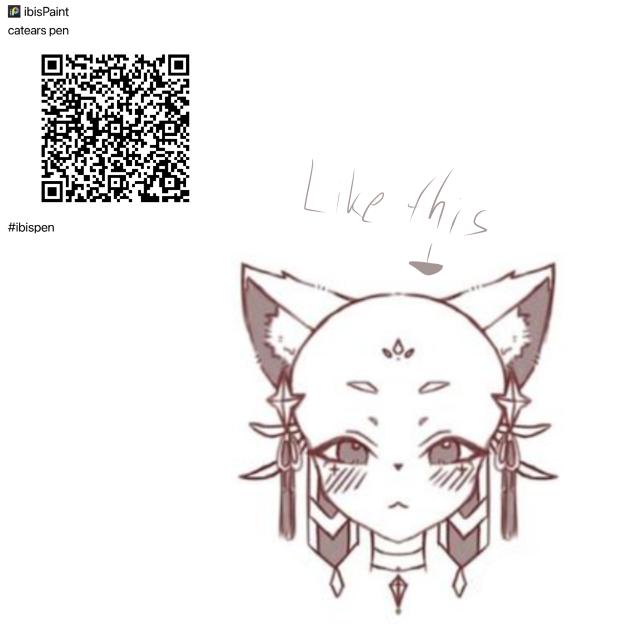 Cat ears pen - ibisPaint