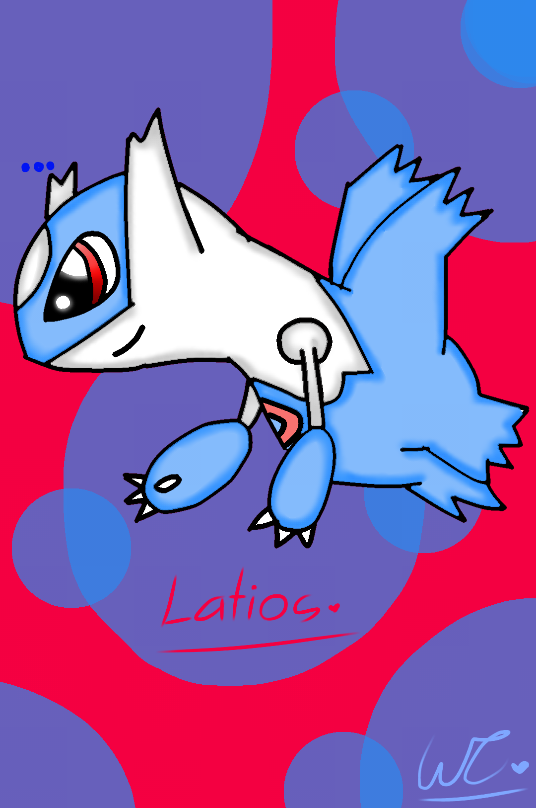 Latios Eon Duo Chibi Speedpaint - ibisPaint