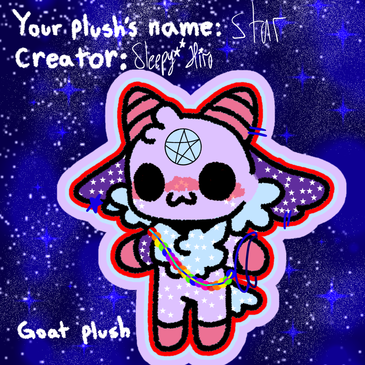 My goat plushie! - ibisPaint