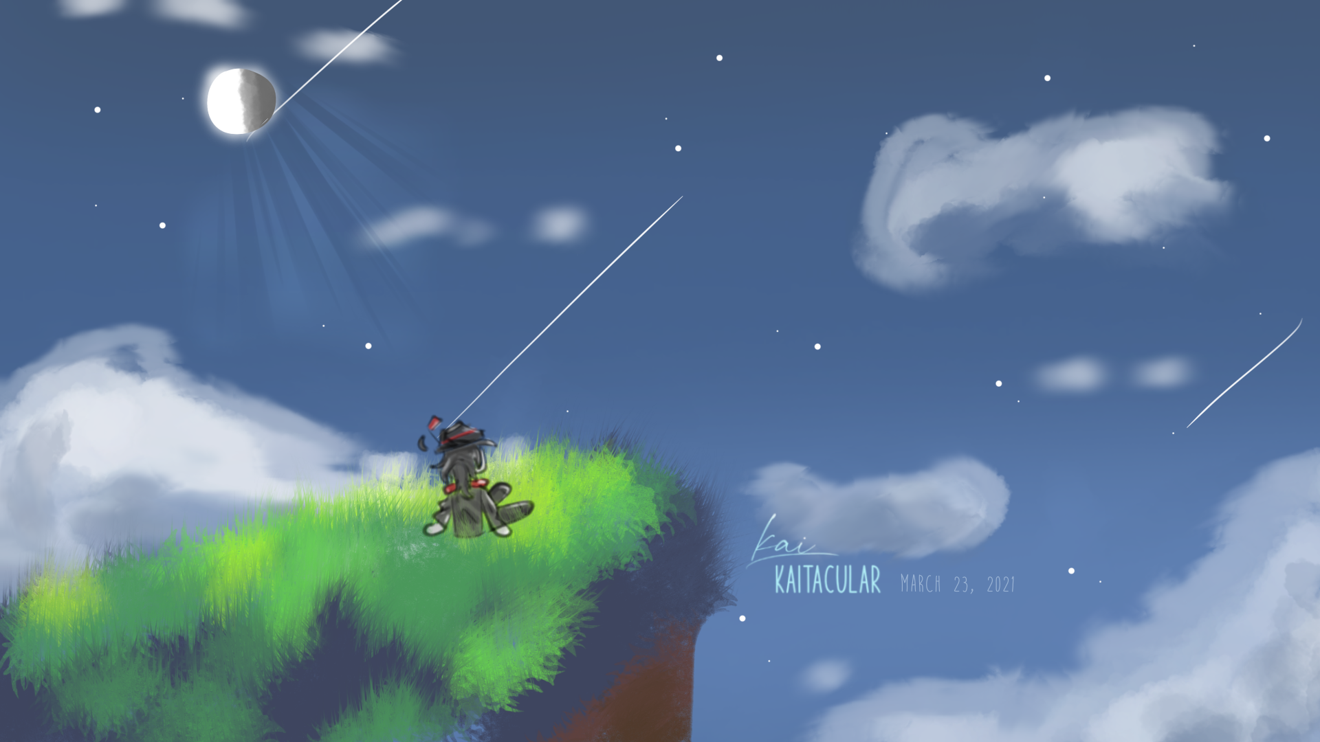 Jade on a Cliff - ibisPaint