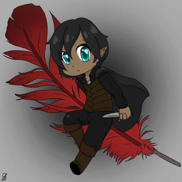 Red Feather chibi - ibisPaint