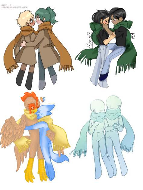 Scarf collab - ibisPaint