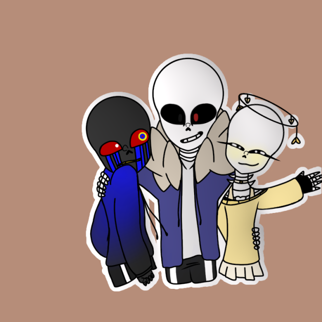 Error sans, Horror sans+Heartbroken (fix - ibisPaint