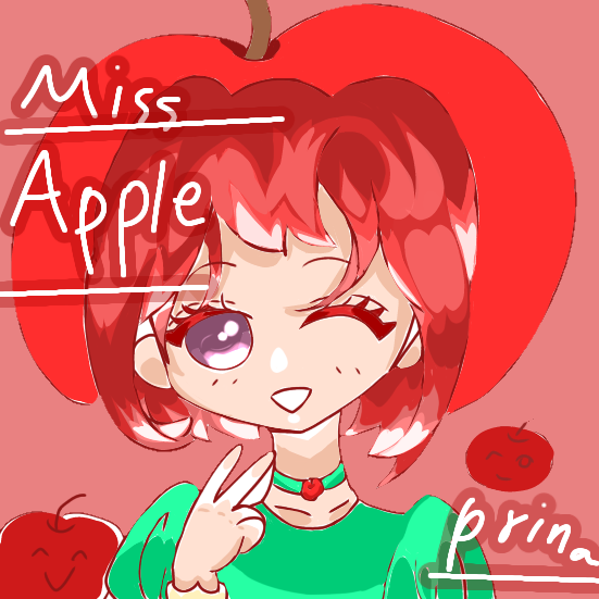 Miss Apple🌚💦 - ibisPaint