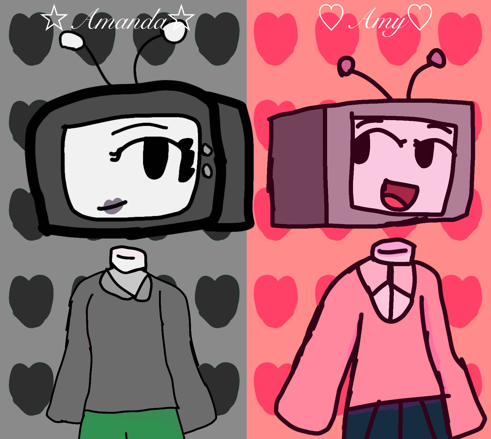 Amy and Amanda - ibisPaint