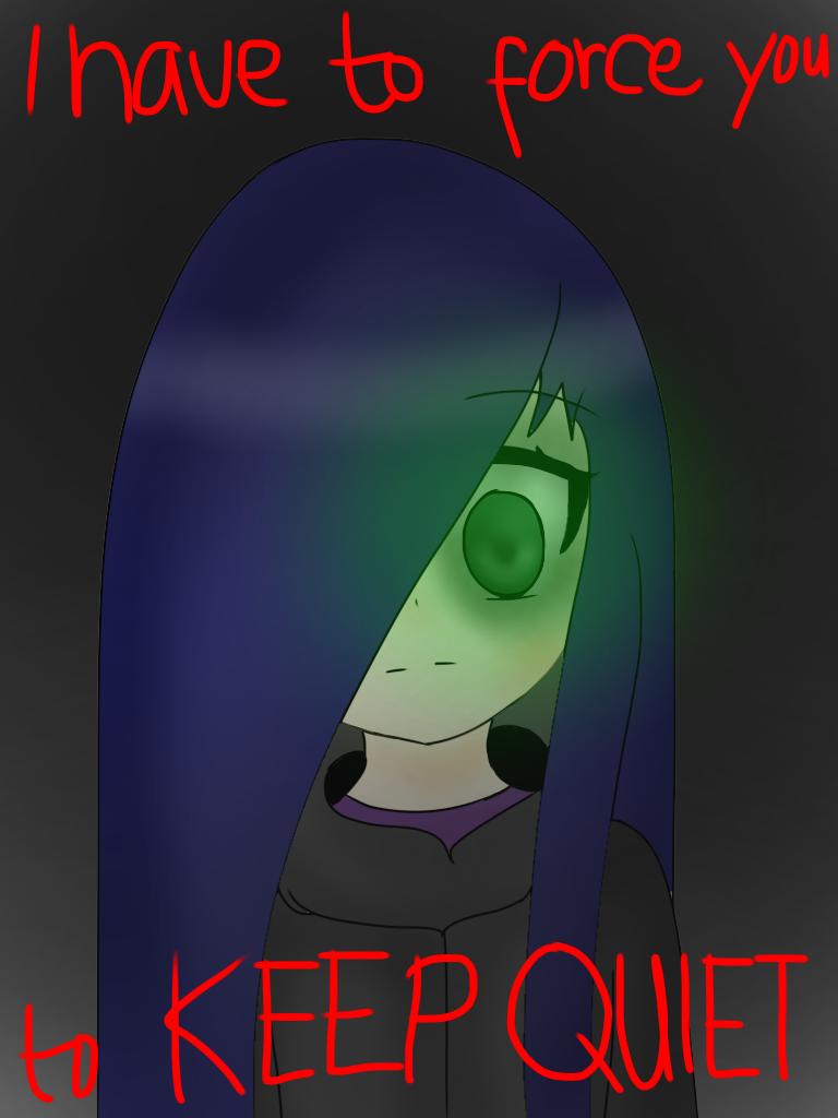 I have to force you to KEEP QUIET - ibisPaint