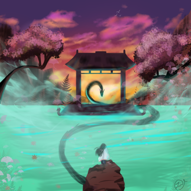 the dragon shrine - ibisPaint