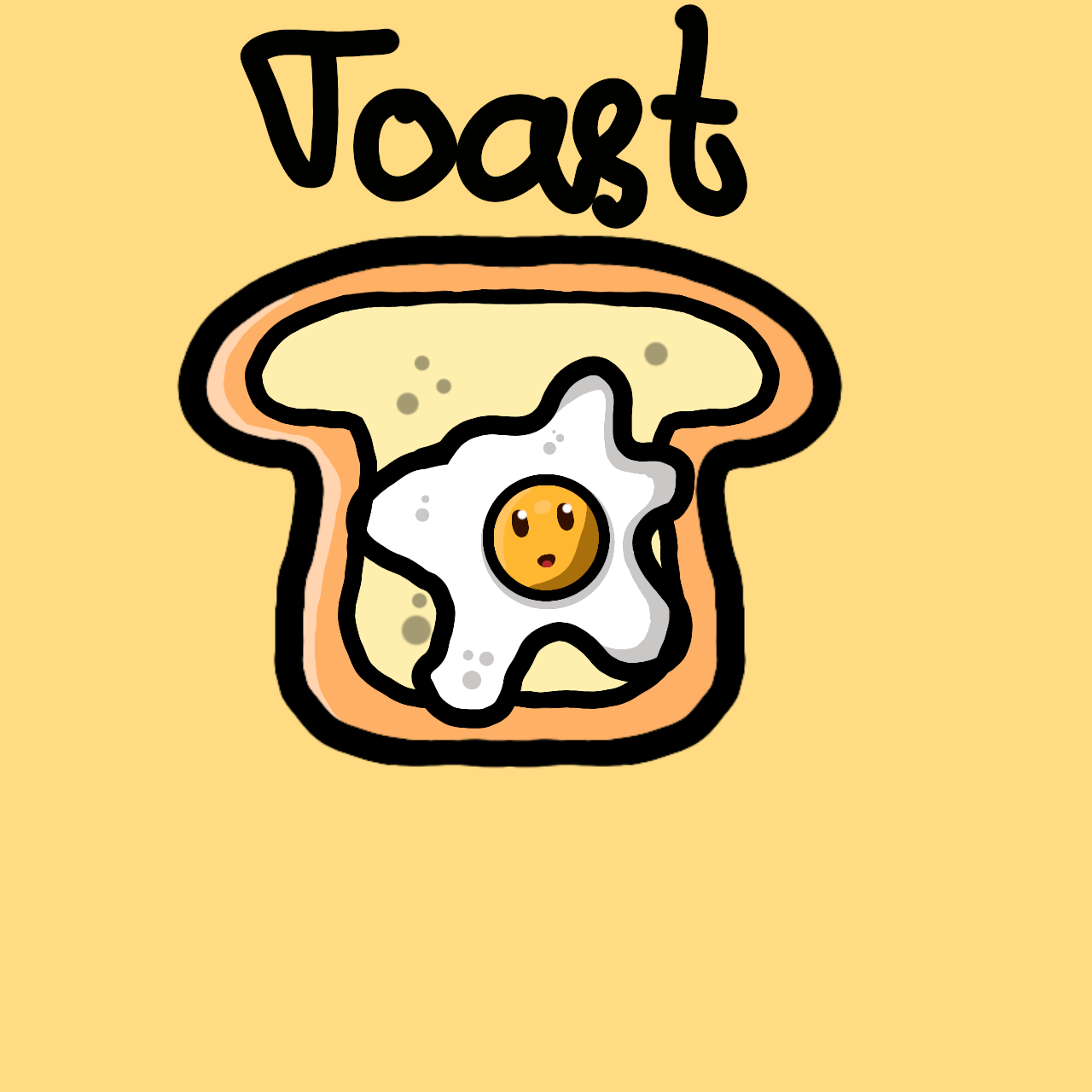 I Hate Fried Egg On Toast! - ibisPaint