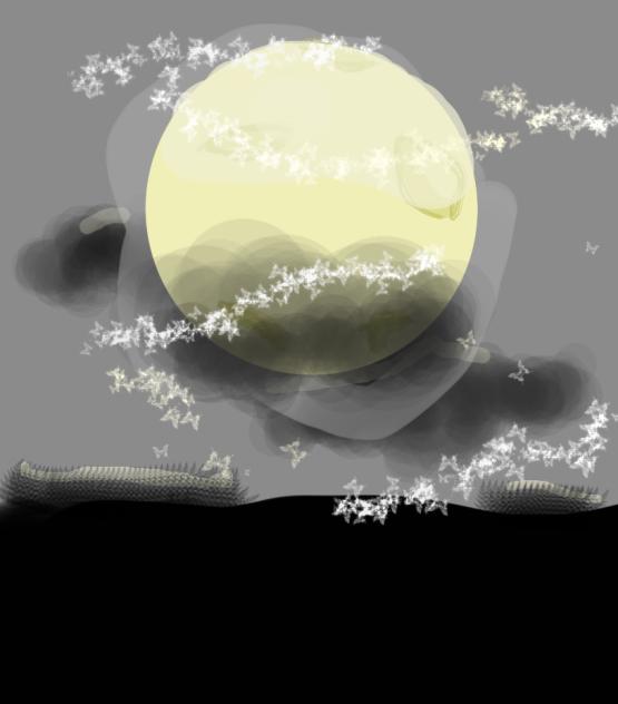 the moon - ibisPaint