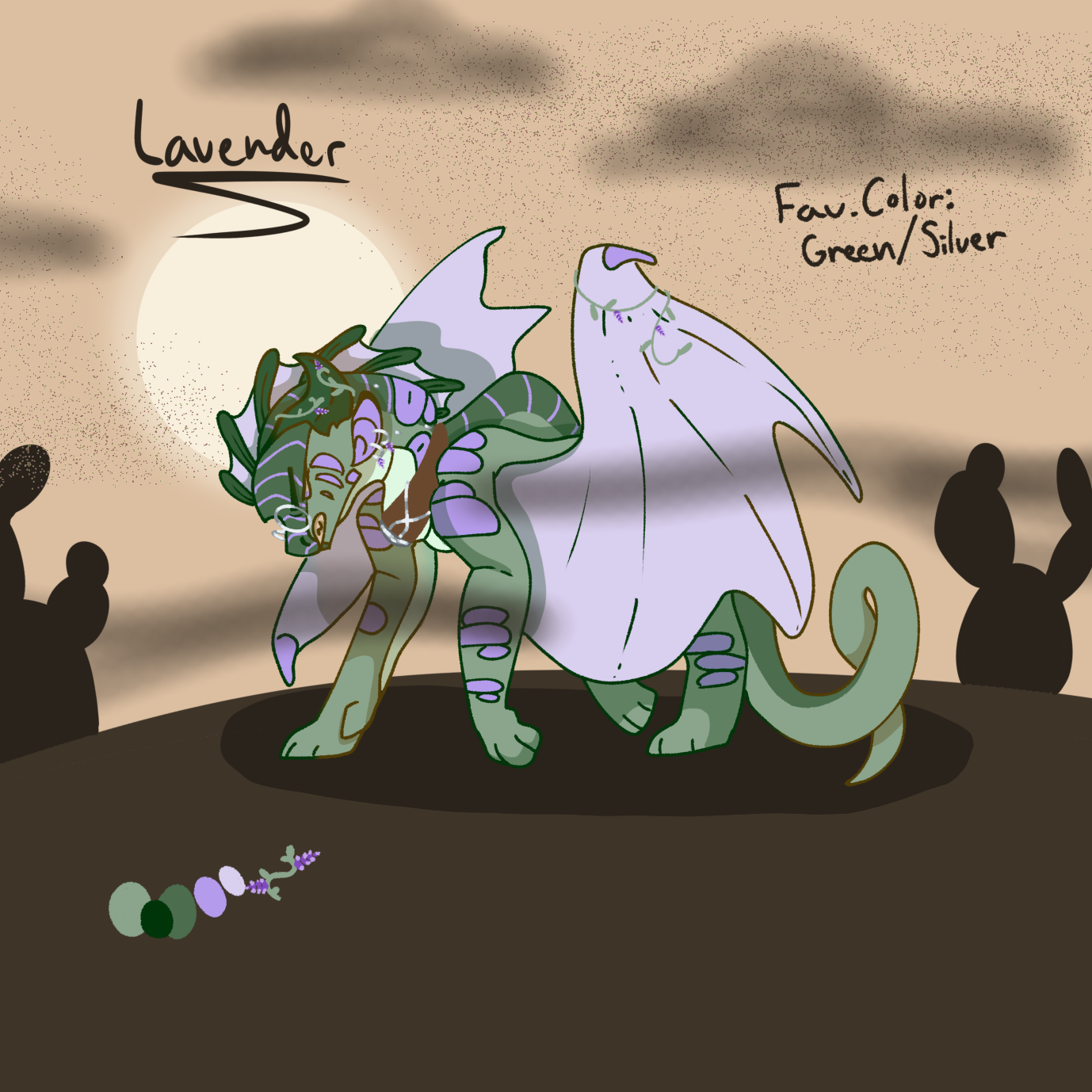 (updated) Lavender ref sheet! - ibisPaint