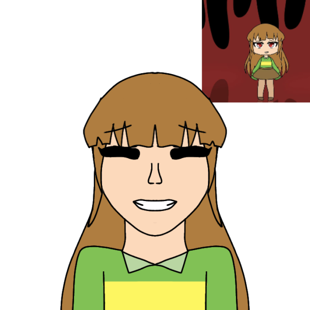 Chara Undertale(My first draw in ibis) - ibisPaint