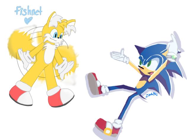 Sonic and Tails collab! - ibisPaint