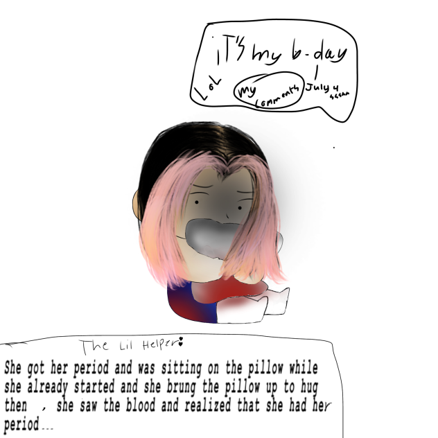 She got her period… - ibisPaint