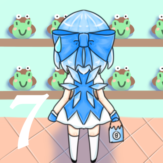 Cirno day 7 - ibisPaint