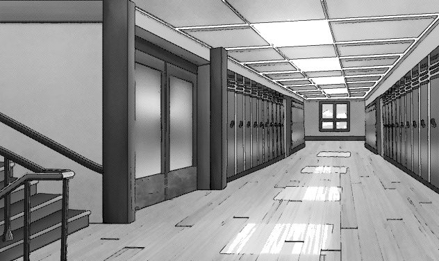 School corridor2 - ibisPaint