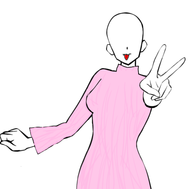 female slender man - ibisPaint