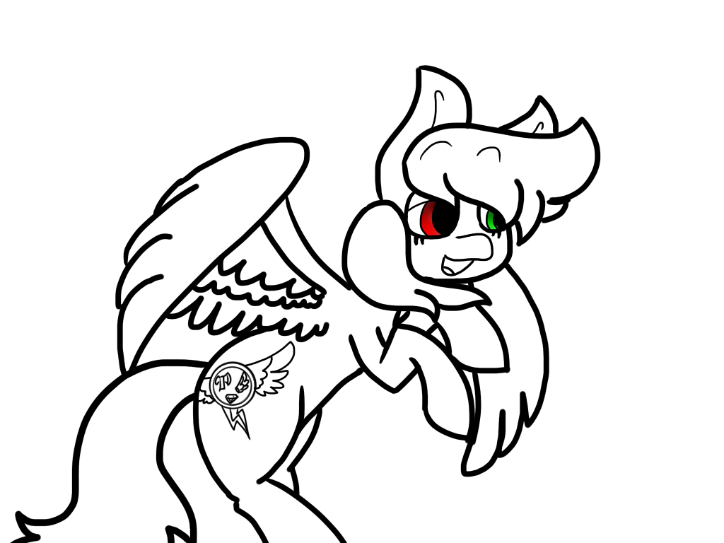 Mlp OC outline - ibisPaint
