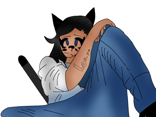 Sittin’ alone - ibisPaint