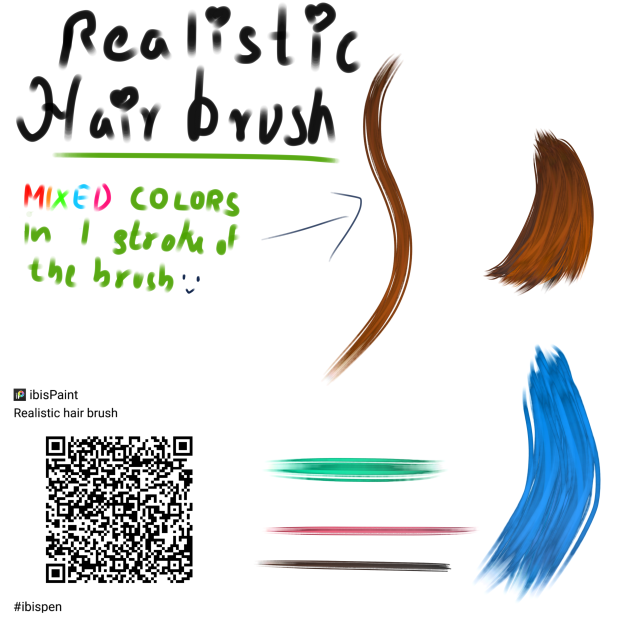 Realistic Hair Brush - ibisPaint