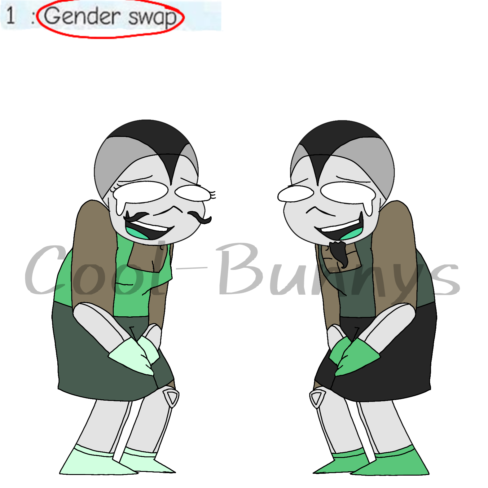 #1 Gender swap, only Nate - ibisPaint