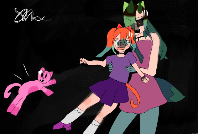 Getting ready to go out with Nasuko's gf - ibisPaint