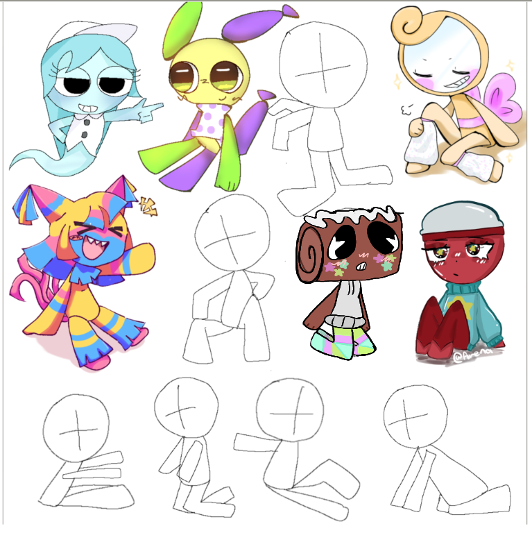 credits to the artist arena for collab - ibisPaint