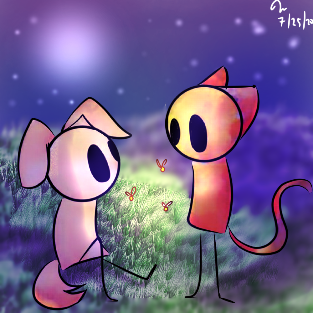Orange and Apple First met - ibisPaint